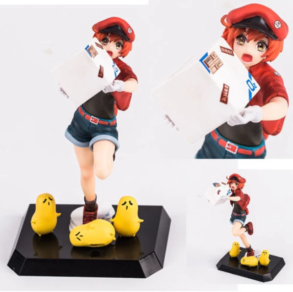 NEW ANIME CELLS At Work Red Blood Cell Pvc Figure Model Toy New Gift ...