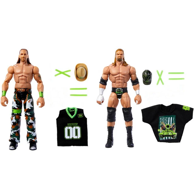 WWE VAULT DX Triple H HHH HBK Shawn Michaels Elite Wrestling Action ...