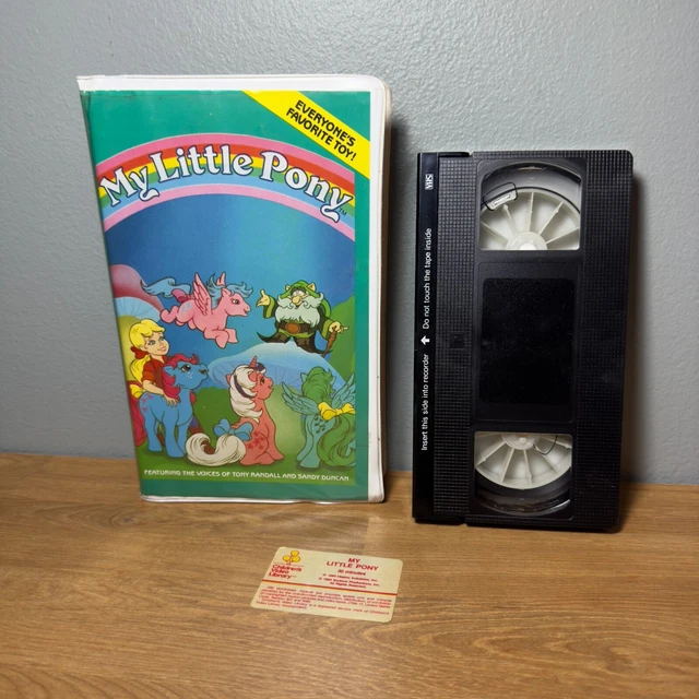 MY LITTLE PONY VHS Tape 1984 Children's Video Library Kids Animated ...