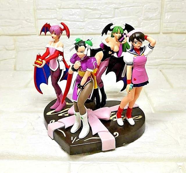 CAPCOM STREET FIGHTER Chun Li Sakura Vampire Savior Morrigan Lilith ...