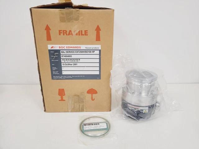 BOC EDWARDS TURBOMOLECULAR Pompe Modèle - EXT250H/ISO100 HP Lab EUR 3. ...