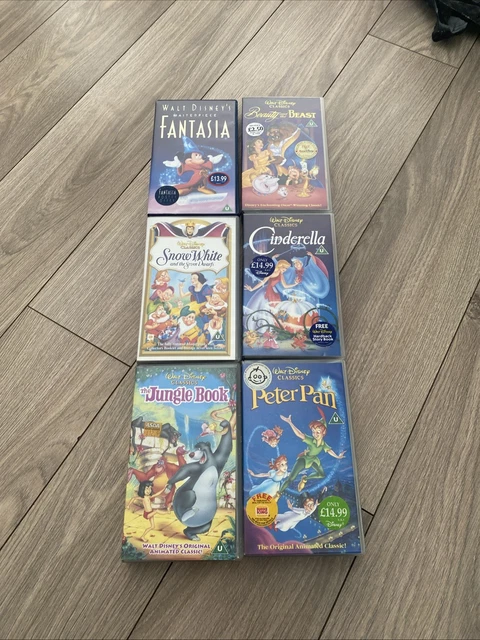 WALT DISNEY CLASSIC VHS Collection 6 Video Tapes, Assorted Films £31.91 ...