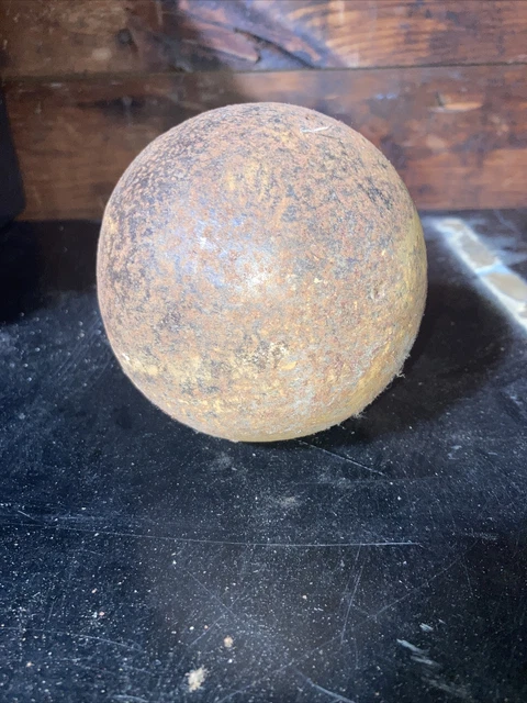 AUTHENTIC CANNON BALL From War of 1812 Or French Indian War 4”D $400.00 ...