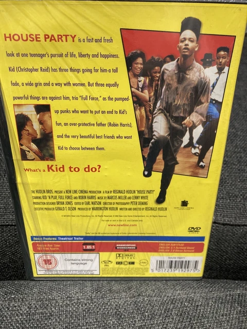 HOUSE PARTY DVD (Kid 'N Play) SEALED Full Force Robin Harris EUR 8,17 ...