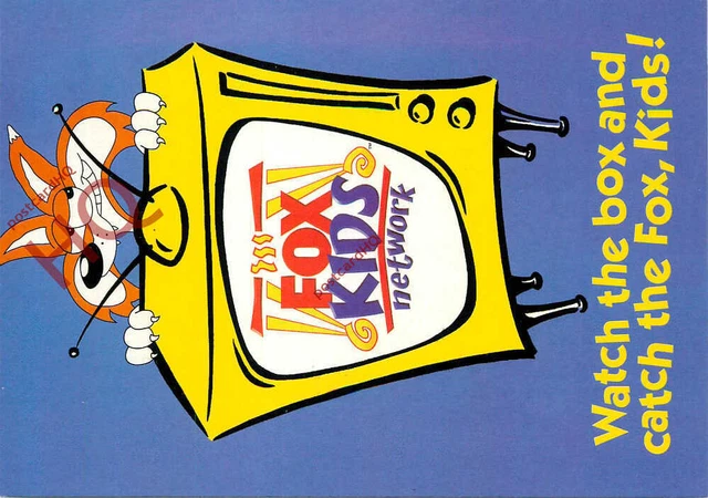 PICTURE POSTCARD> FOX Kids Network, Television £3.19 - PicClick UK