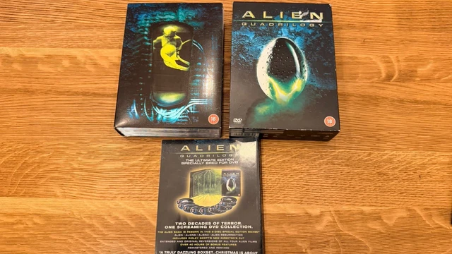 ALIEN QUADRILOGY DVD Boxset 4 Movie Collection Aliens £1.13 - PicClick UK