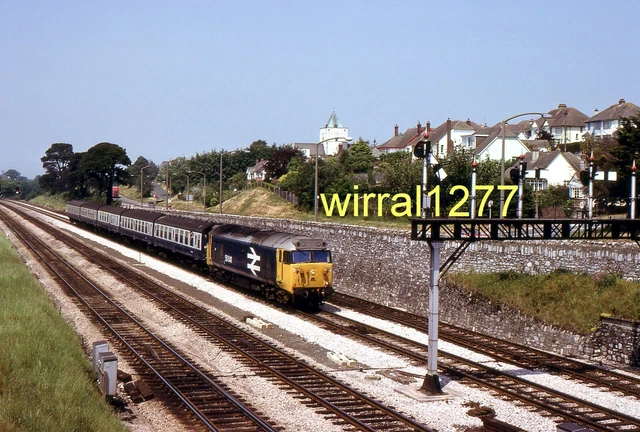 6X4 COLOUR RAILWAY photograph Class 50 50041 at Aller Junction 06.82 £1 ...