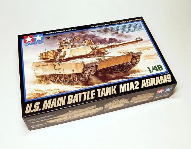 TAMIYA 32592 MILITARY Model 1/48 US Main Battle M1A2 Abrams Tank $66.90 ...