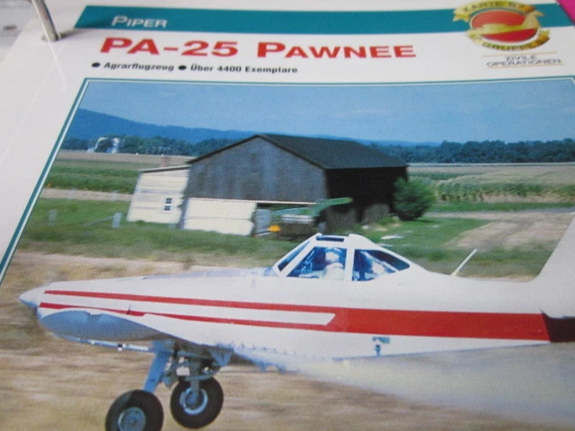 FLIEGEN 8: KARTE 57 Piper PA 25 Pawnee EUR 4,75 - PicClick DE