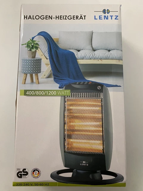 HALOGEN HEIZGERÄT 400/800/1200 W Schnellheizer elektrischer Heizstrahler EUR 29,95 - PicClick DE