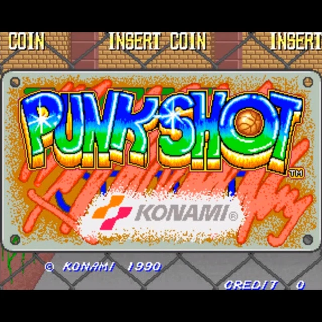 USATO PUNK SHOT PCB PC Tavola Konami 1990 Jamma 2on2 Basket SPORTS ...