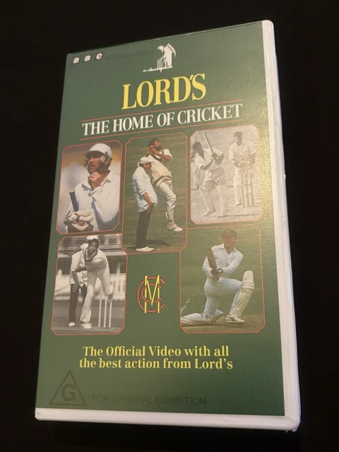 LORDS THE HOME of Cricket Classic Sporting Moments BBC Sports VHS Tape ...
