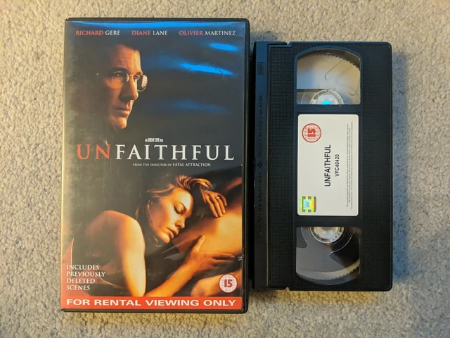 UNFAITHFUL VHS VIDEO Big Box Ex Rental Large Case Fox £5.99 - PicClick UK