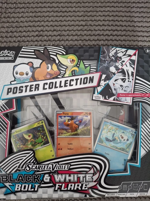 POKÉMON TCG: BLACK Bolt & White Flare Unova Poster Collection - opened ...