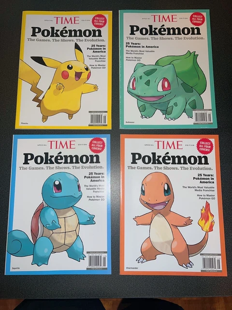POKÉMON TIME MAGAZINE Special Edition 2024 25 Years in America Complete ...
