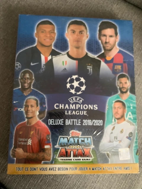 DELUXE BATTLE PACK box booster Topps match attax 2019-20 champions ...