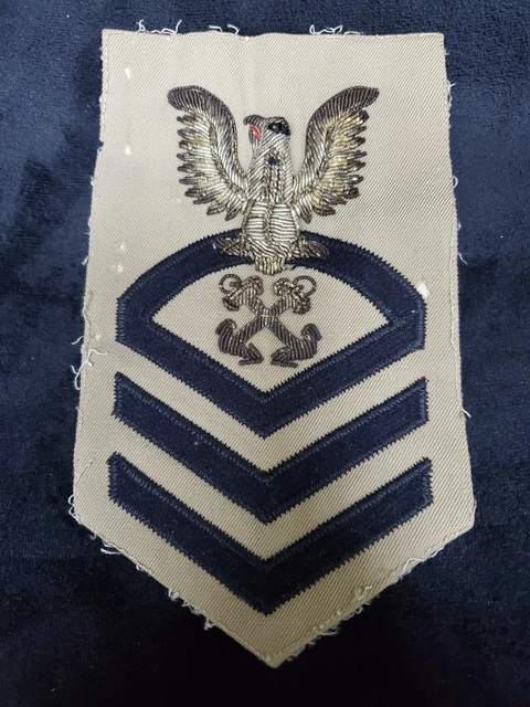 WWII US NAVY Chief Petty Officer (CPO)Yan Patch For Boatswain's Mate £ ...