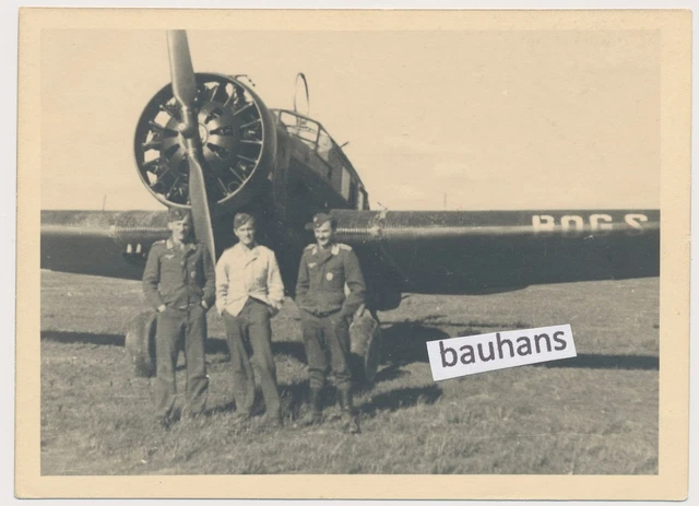 FOTO RUSSLAND FLUGPLATZ Smolensk Nord Luftwaffe Flugzeug Junkers W 34 ...