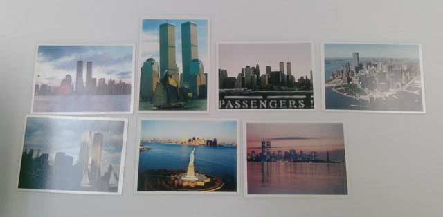 WORLD TRADE CENTER Postcards Twin Towers WTC Pre 9/11 Originals £54.41 ...