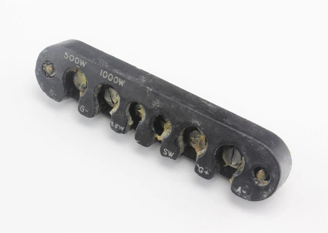 TERMINAL BLOCK 5U/2577 5UC/6400578 6 Way Bakelite RAF Vintage Aircraft ...