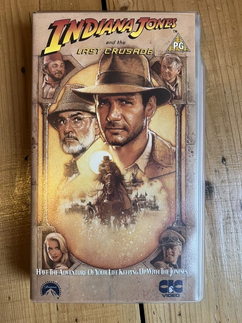 INDIANA JONES AND the Last Crusade, VHS, UK, CIC Video £5.99 - PicClick UK