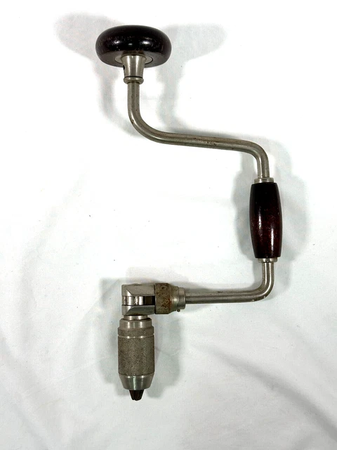 VINTAGE STANLEY HAND Drill Bit Brace Auger Ratcheting Tool 965N 10 ...