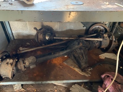 LAND ROVER SERIES 3 front axle £125.00 - PicClick UK