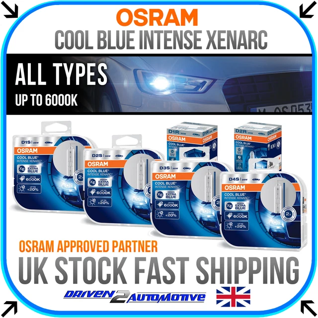 OSRAM COOL BLUE Intense Xenarc TUTTI I TIPI DISPONIBILI - D1R D1S D2R ...