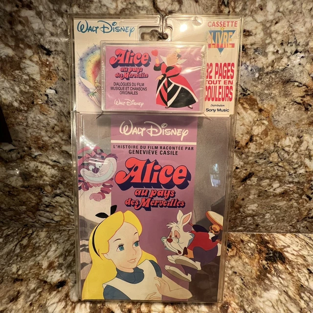 Rare Disneys Alice In Wonderland Read Along Cassette Tape And Book In