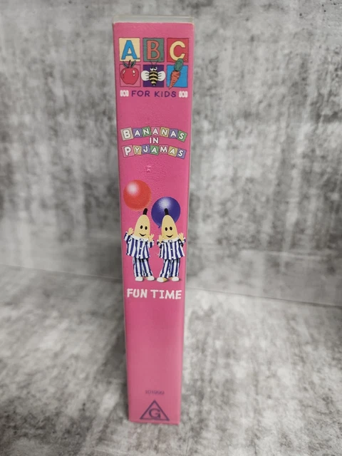 BANANAS IN PYJAMAS Fun Time VHS movie Video Cassette Tape ABC kids ...