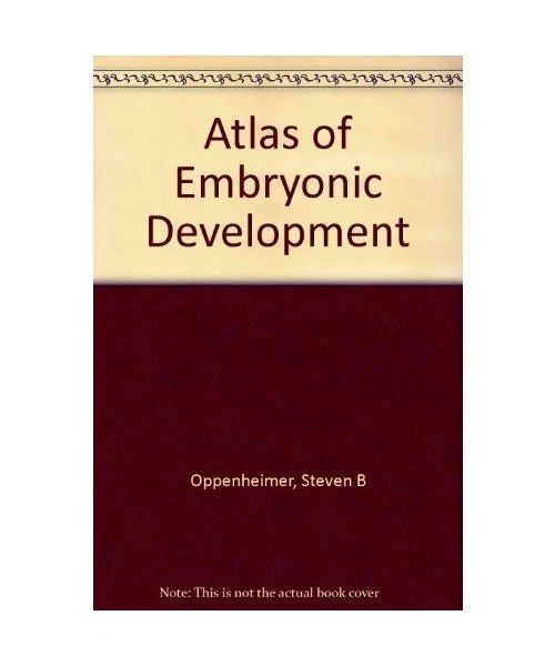 ATLAS OF EMBRYONIC Development, Oppenheimer, Steven B. EUR 42,31 ...