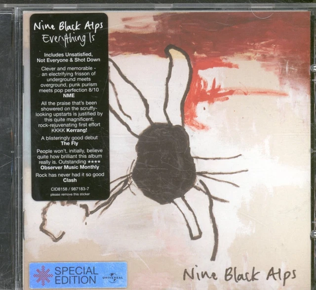 NINE BLACK ALPS Everything Is CD Europe Island 2005 Has info-sticker on ...