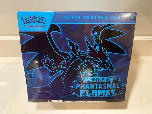 POKEMON MEGA EVOLUTIONS Phantasmal Flames ETB - NEW SEALED BOX £61.45 ...