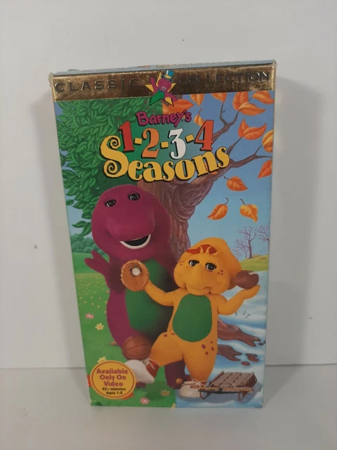 BARNEY - BARNEYS 1-2-3-4 Seasons (VHS, 1996) EUR 94,64 - PicClick FR