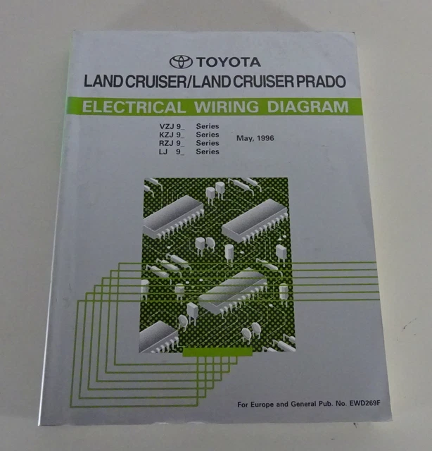 WORKSHOP MANUAL ELECTRICAL Wiring Diagram Toyota Land Cruiser VZJ 9 ...