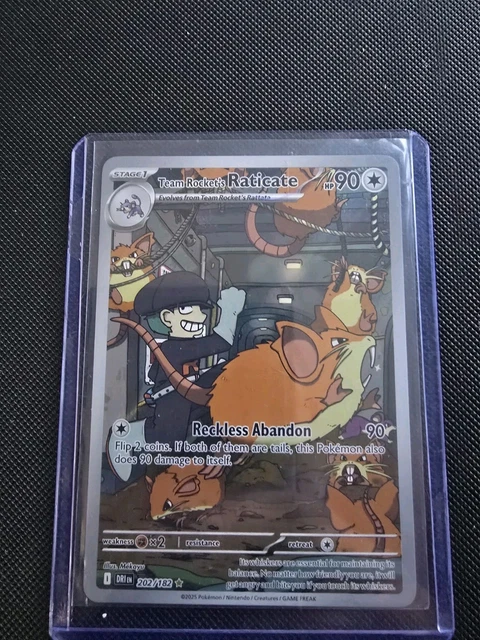 POKÉMON TCG : Destined Rivals - Team Rocket’s Raticate 202/182 ...