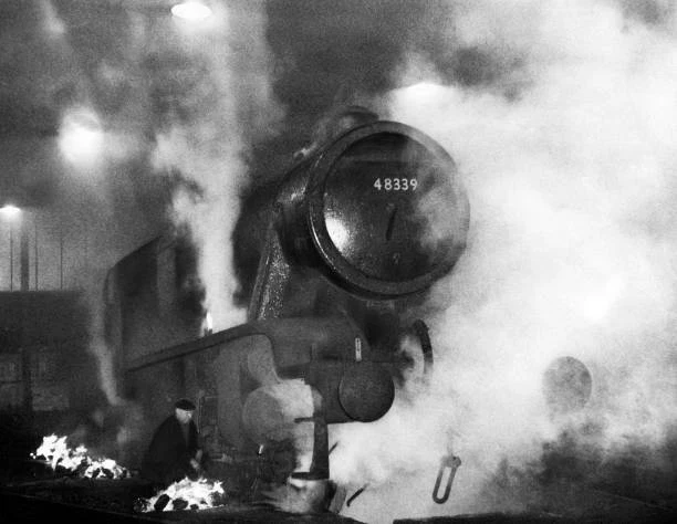 LONDON MIDLAND SCOTTISH Railway Class 8F Stanier Locomotive Engine 1963 ...
