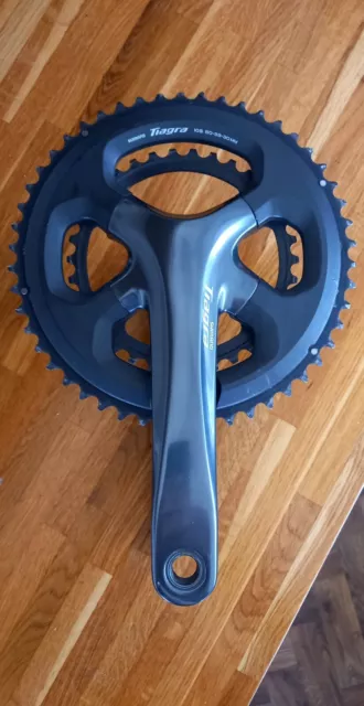 SHIMANO TIAGRA FC 4700 Double Compact Chainset 50/34 2x10 Speed £38.00 ...
