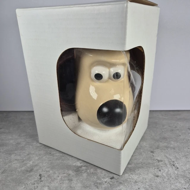 WALLACE & GROMIT 3D Colour Changing Nose Ceramic Mug PG Tips Aardman ...