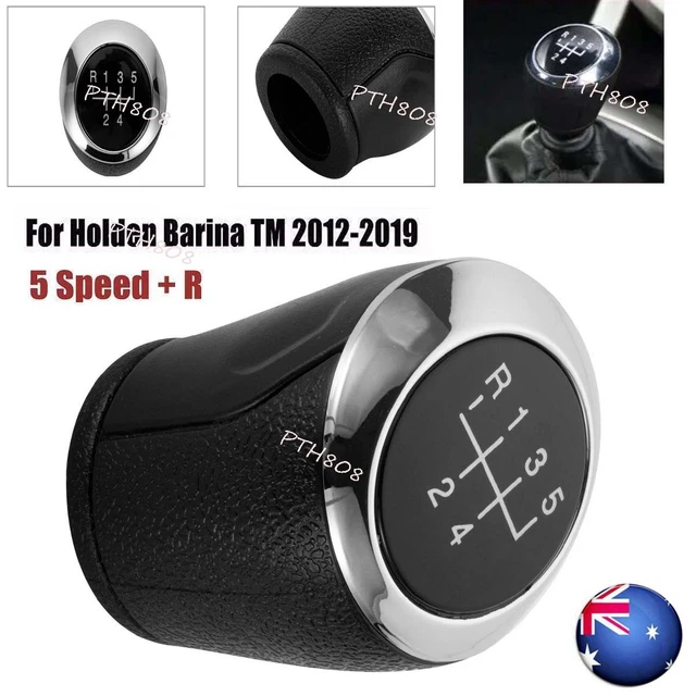 NEW 5 SPEED Gear Shift Knob Shifter Head Black For Holden Barina TM ...