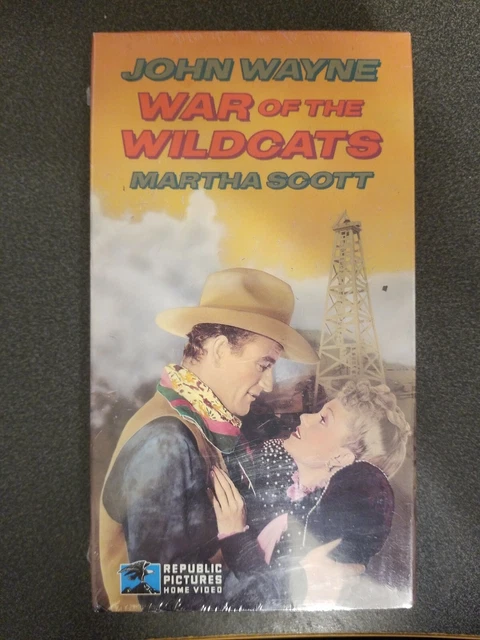WAR OF THE Wildcats [VHS] John Wayne, Martha Scott, Albert Dekker ...