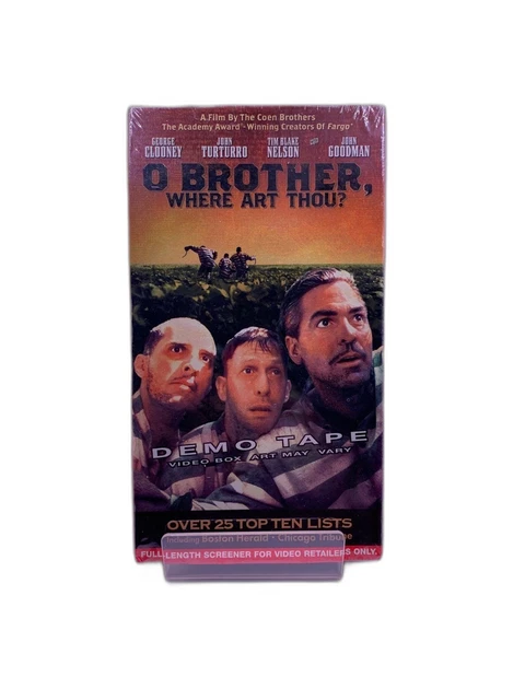 OH BROTHER WHERE Art Thou VHS SEALED SCREENER Tape Movie Cohen $150.00 ...