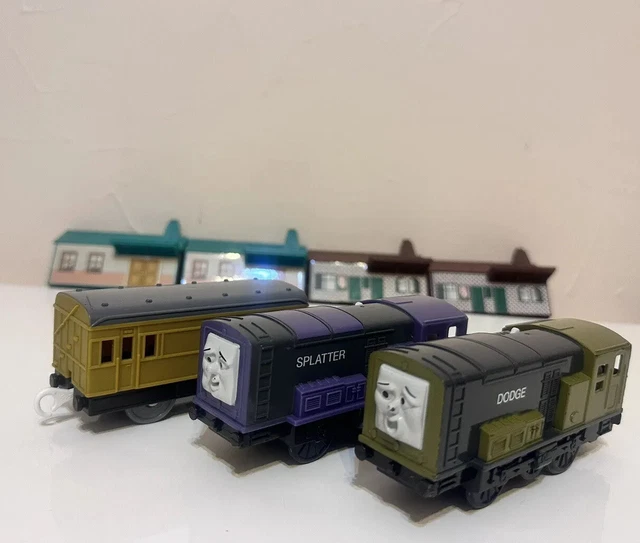 DODGE & SPLATTER Plarail/ Trackmaster- Thomas & Friends Tomy Vint ...
