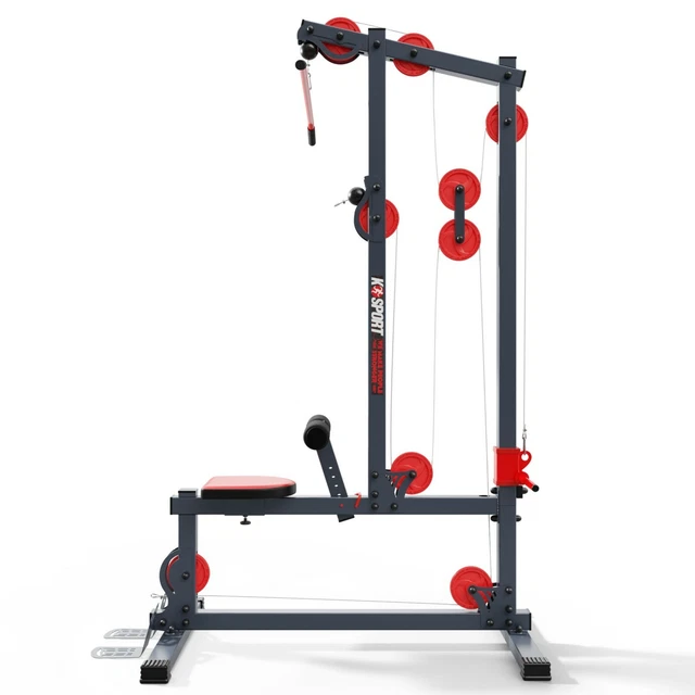LAT PULL DOWN Weight Machine Freestanding Cable Pulley Multi Gym Home ...