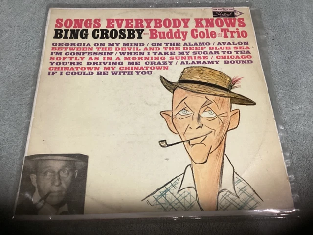 VINYL RECORD, BING Crosby, Songs Everybody Knows $15.00 - PicClick AU