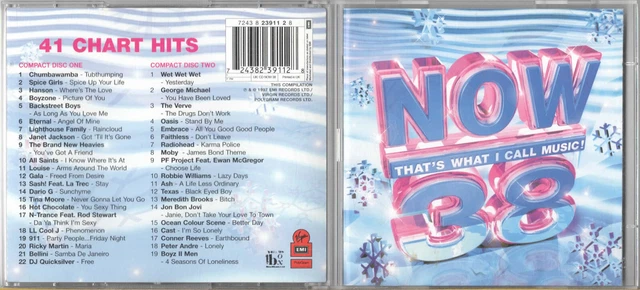 NOW THAT'S WHAT I Call Music 38 - 1997 Uk Twin Cd Album *Free Uk ...