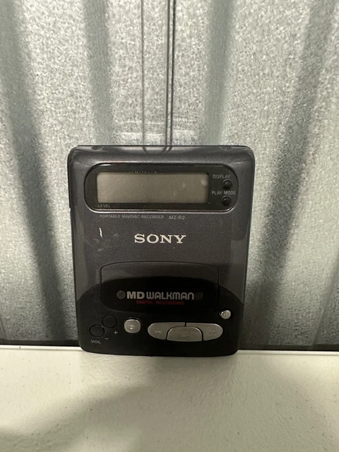 SONY MD WALKMAN MZ-R2 Portable Digital MINIDISC RECORDER/PLAYER ...