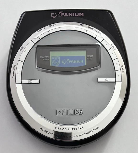 CD PORTABLE DISCMAN Philips expanium EXP511/00C lecteur mp3 cd playback ...