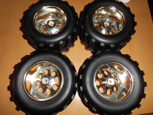 ***FG MODELLSPORT MONSTER Truck Wheels & Tyres X4!*** £125.00 - PicClick UK