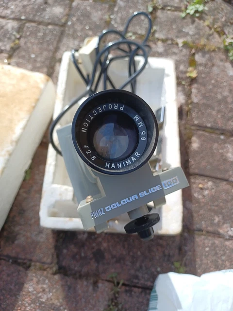 VINTAGE PRINZ COLOUR SLIDE 100 PROJECTOR F2.8 HANIMAR 85 MM £26.72 ...